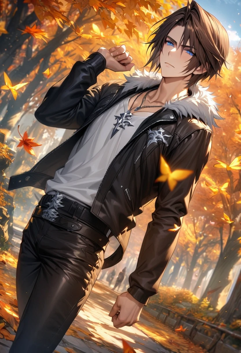 Absurdres, highres, ultra detailed, HDR, masterpiece, Squall Leonhart ...