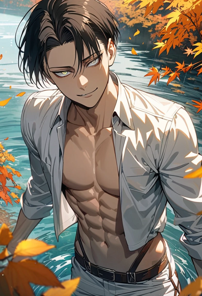 Ultra detailed, Highres, absurdres, Levi Ackerman, black hair - SeaArt AI