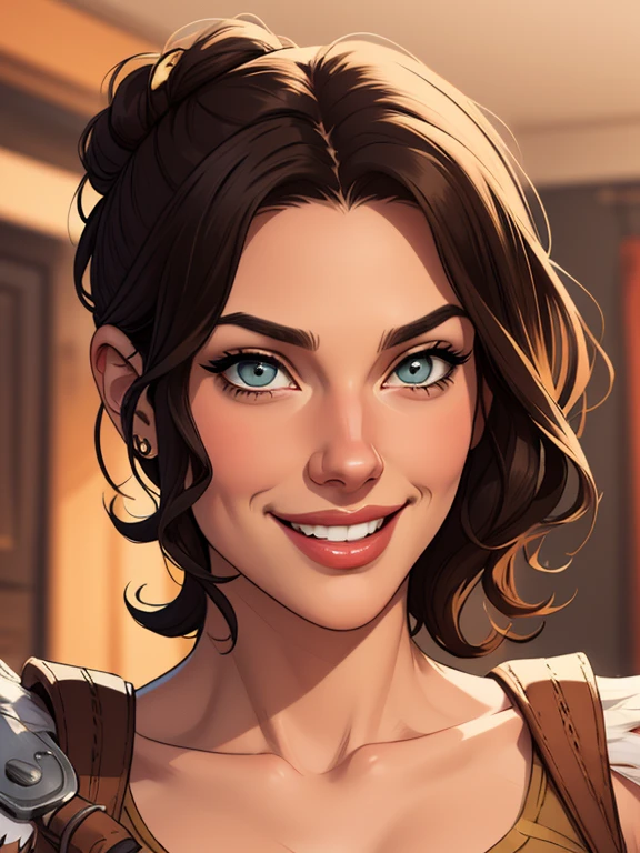 Xena princess warrior portrait mode sensual sesys style Cartoon style ...