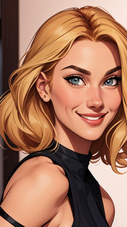 Xena princess warrior portrait mode sensual sesys style Cartoon style ...