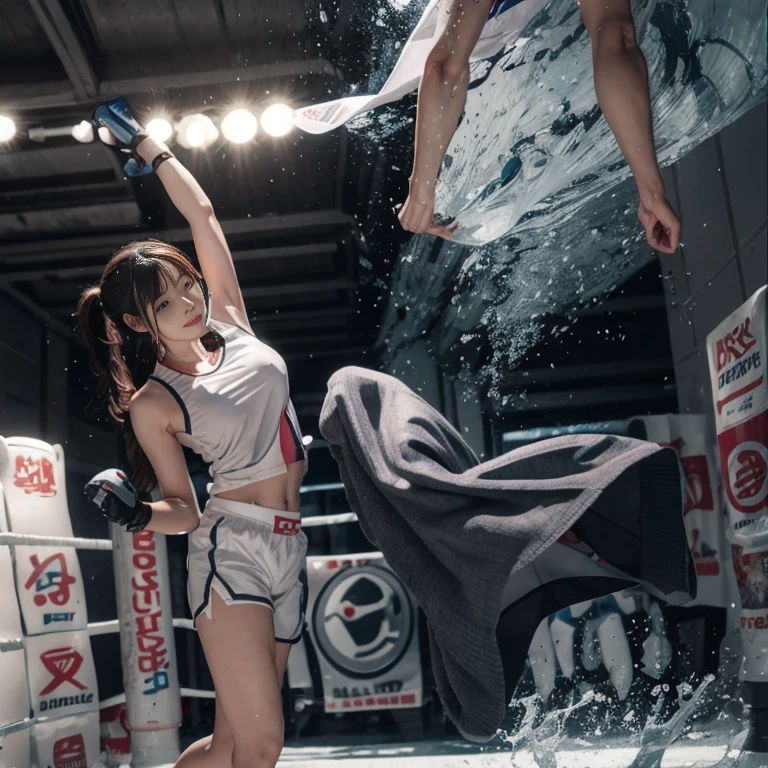 There'Woman kicking in the ring, High Kick, Kickboxing, world ...