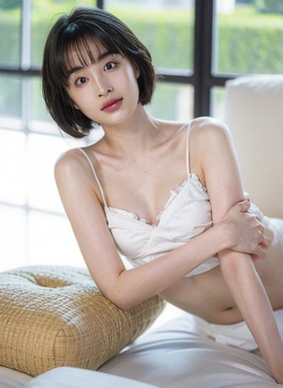 Suzu Hirose, white bikini - SeaArt AI