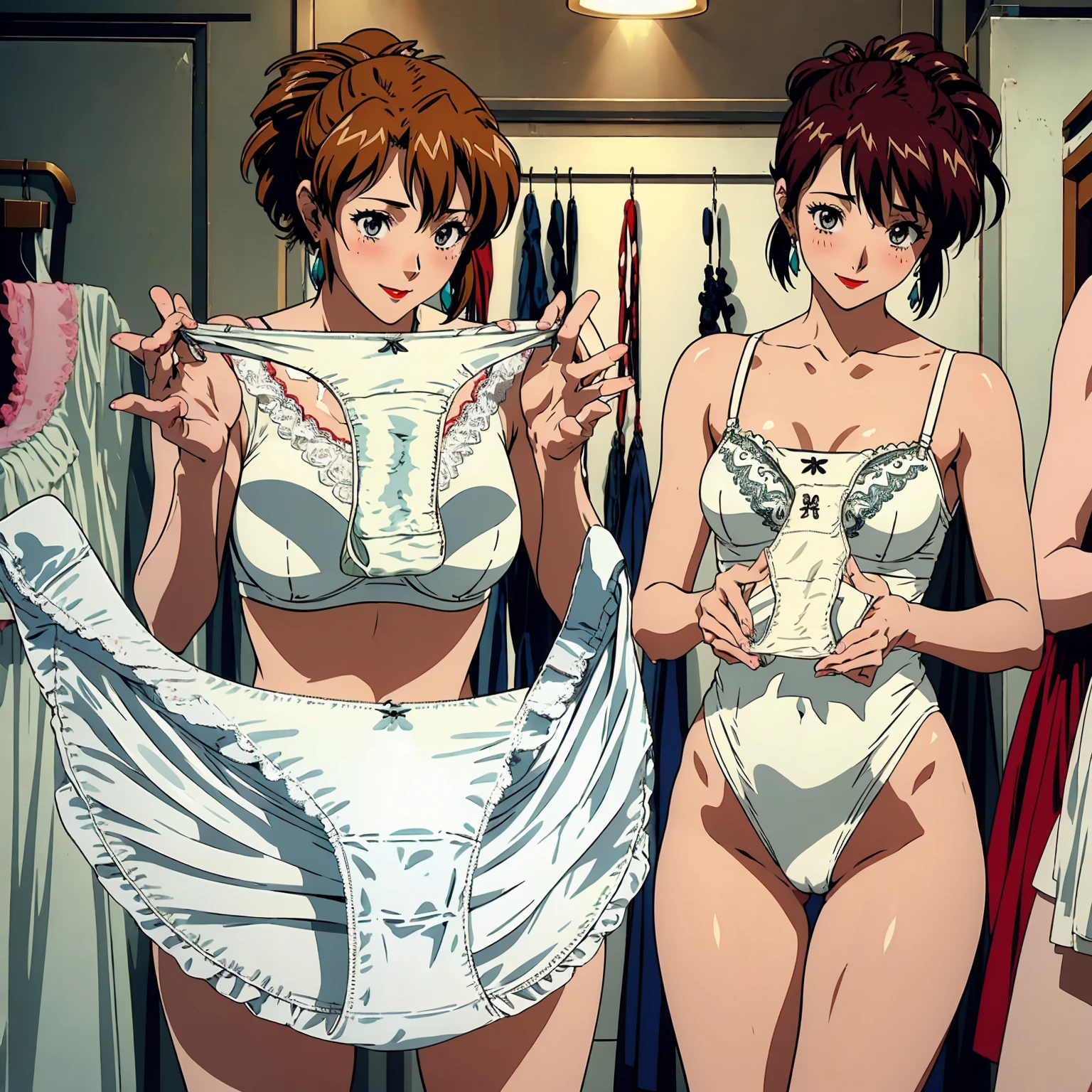 Masterpiece, top quality, ultra detailed, ((((AIKA_SUMERAGI, folded ponytail - SeaArt AI