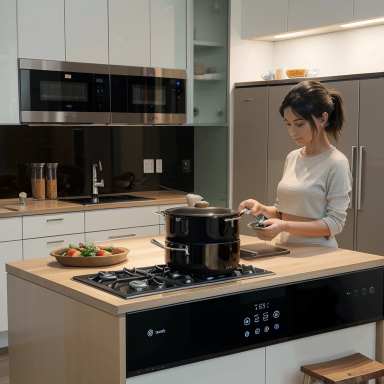 Smart Multifunctional Cooking Appliance as a sleek and compact ...
