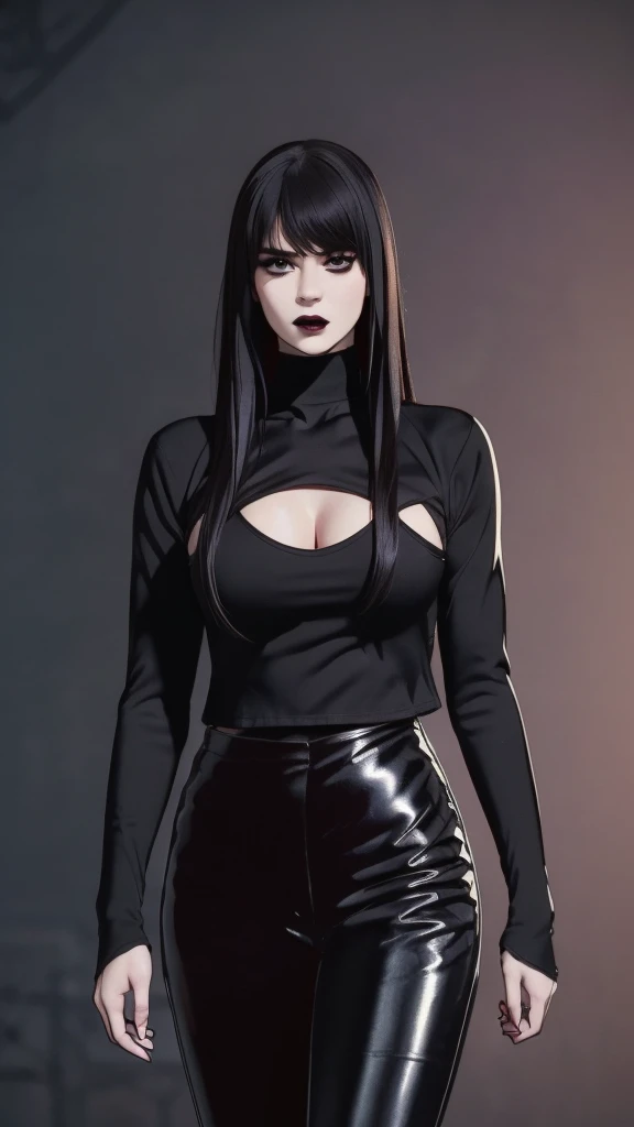 Manhwa goth girl, manhwa aesthetic, Looking at the audience, Light ...