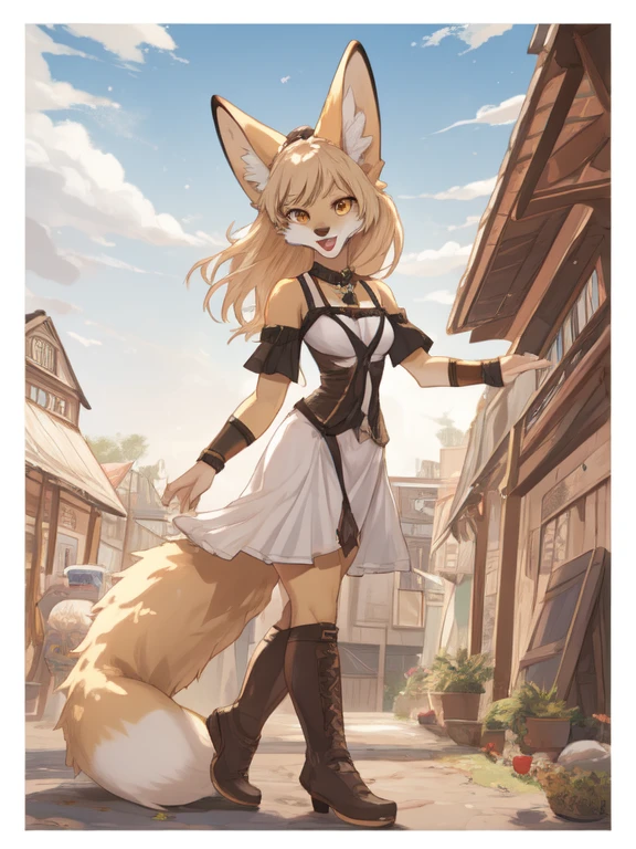 Female Anthro Fox Anthro Fennec Fox" Poster For Sale By MartinUve