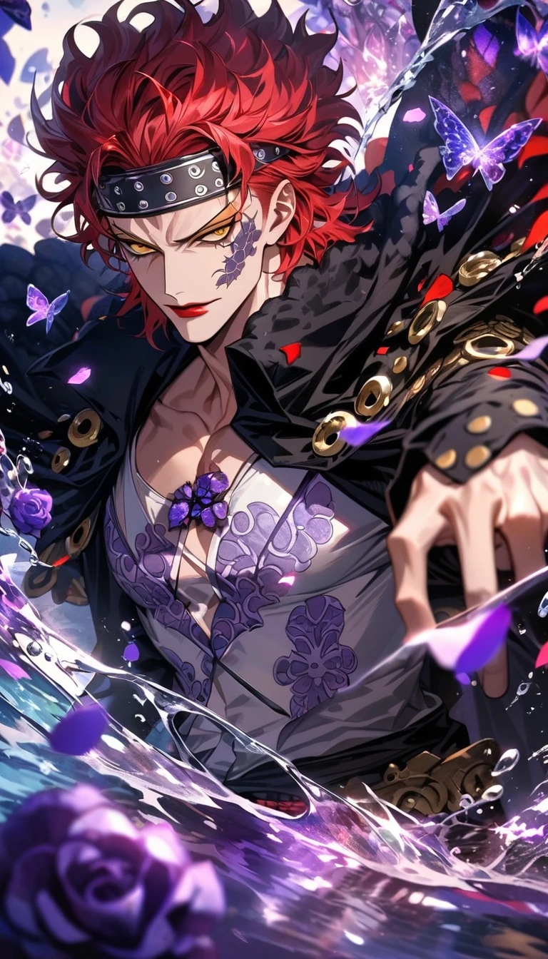 Ultra detailed, HDR, Highres, absurdres, master piece, Eustass Kid ...
