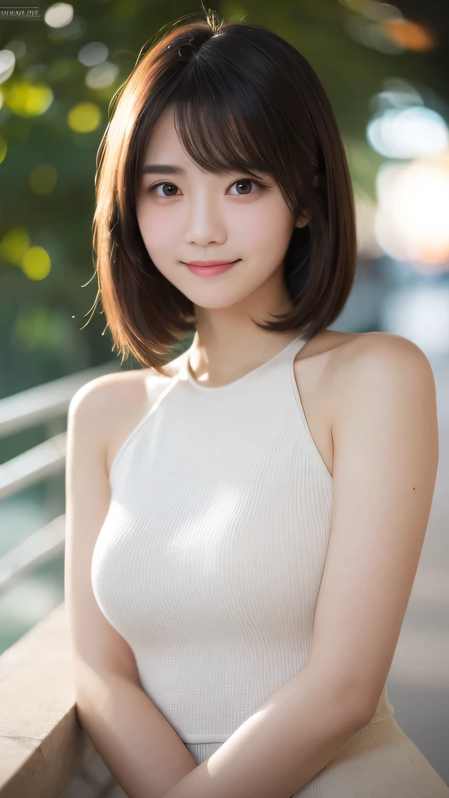 The body is turned towards the viewer, highest quality, 8K, 15 year old ...