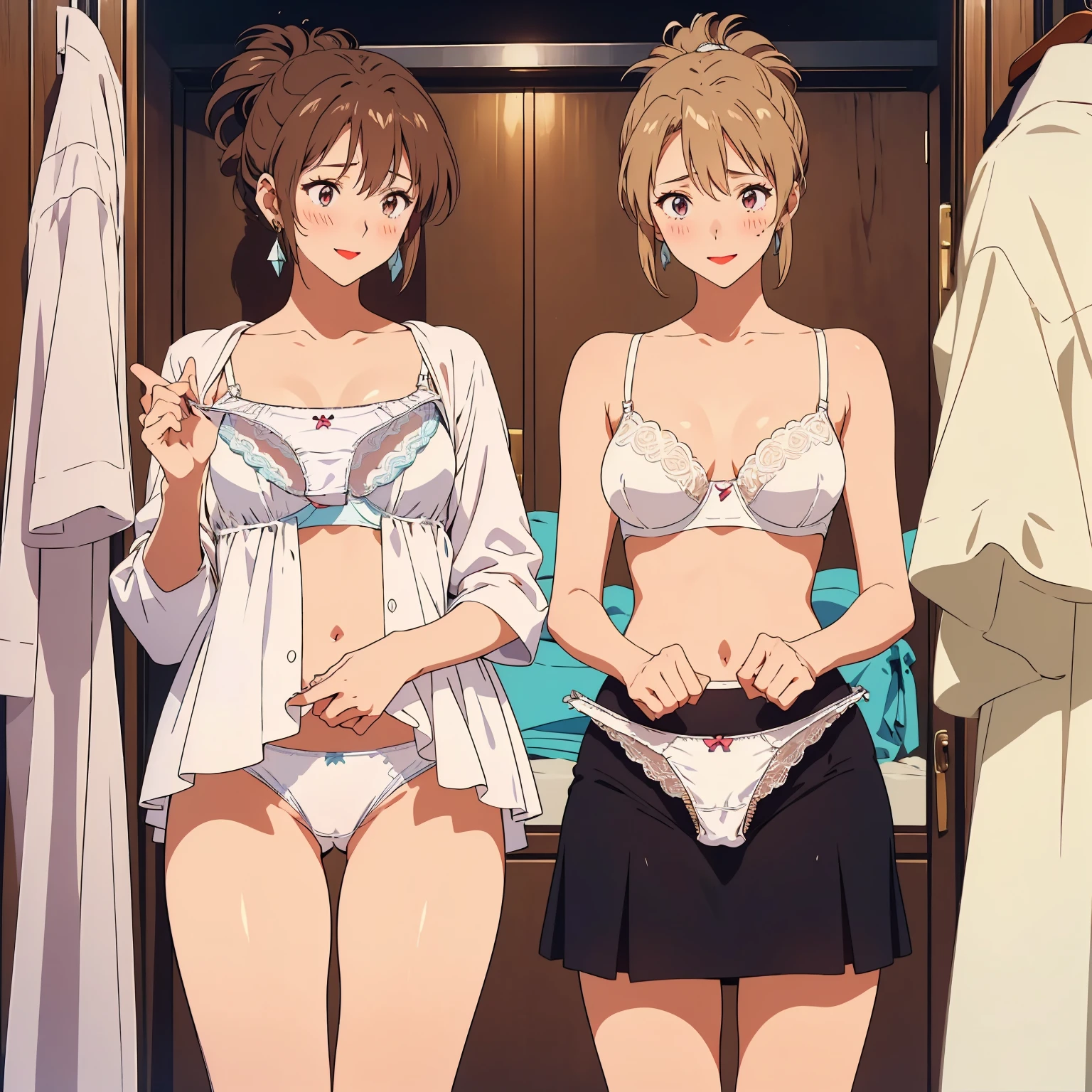 Masterpiece, top quality, ultra detailed, ((((AIKA_SUMERAGI, folded ponytail - SeaArt AI