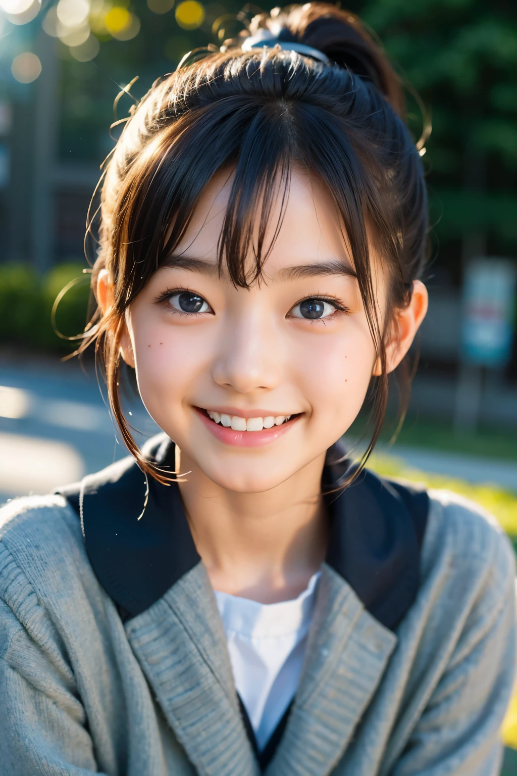 A close up of a woman with a smile on her face - SeaArt AI