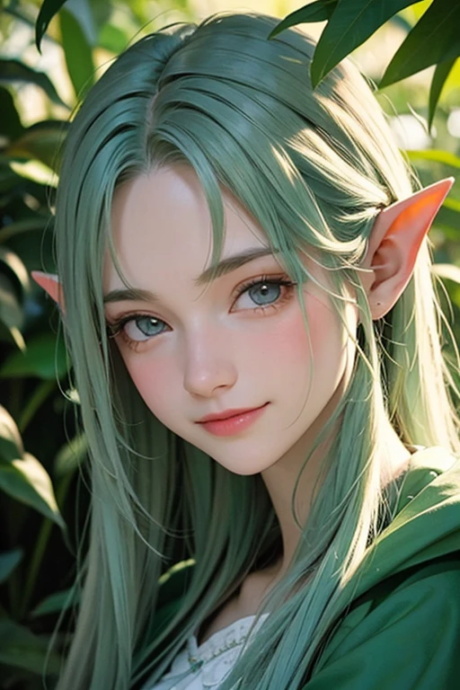 A Close Up Of A Person With A Sword In A Forest Of An Elden Ring Elf