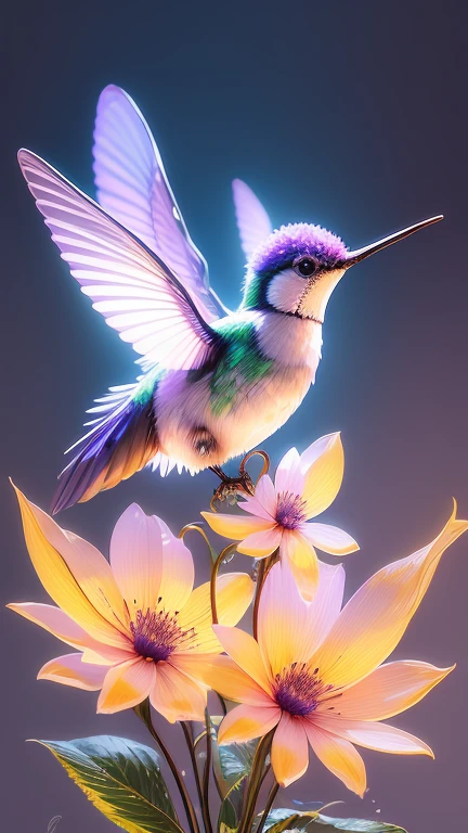 Hummingbird,garden,moonlight,Shadow,peaceful,Calm,wonderful,Rich and ...