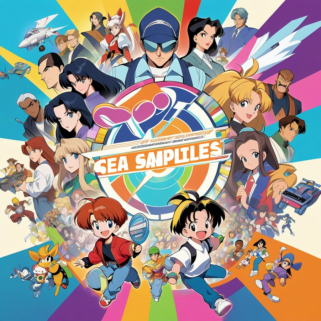 The best depiction in AI history, ((theme: 90s Cartoons)), A large ...