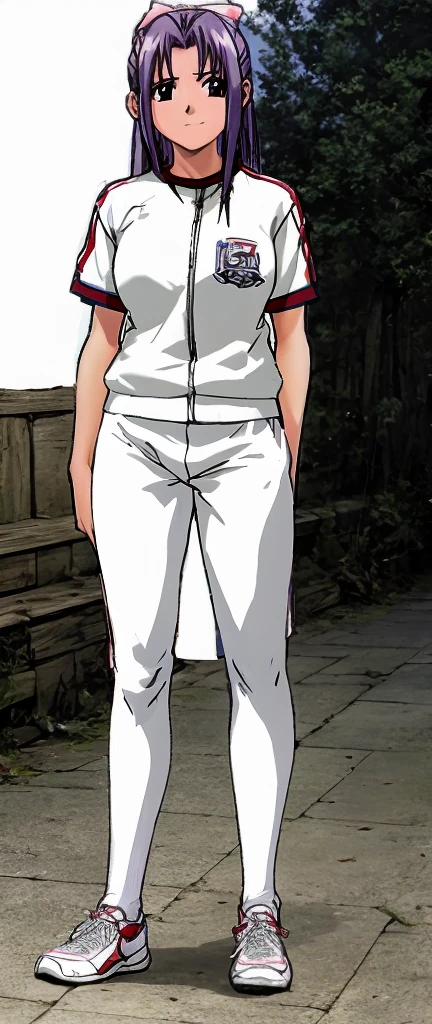 Momoko Koigakubo, a tall girl with beautiful legs, is standing with a ...