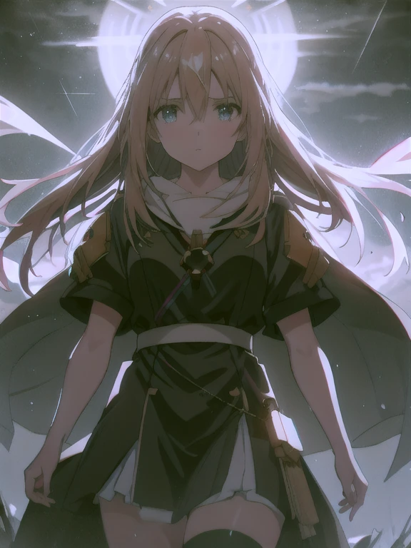 Anime, Jesus crucifixion, crowd, in a storm., gentle expression - SeaArt AI