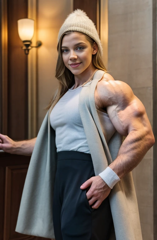 Sydney Sweeney, a heavily muscled iffb pro female bodybuilder Looking ...