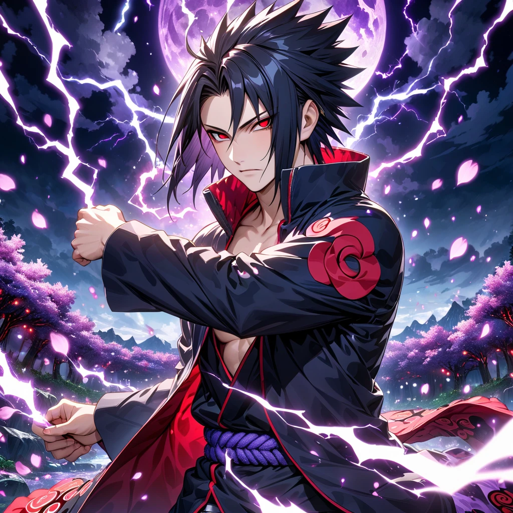 Ultra detailed, highres, absurdres, HDR, master piece, Uchiha Sasuke ...