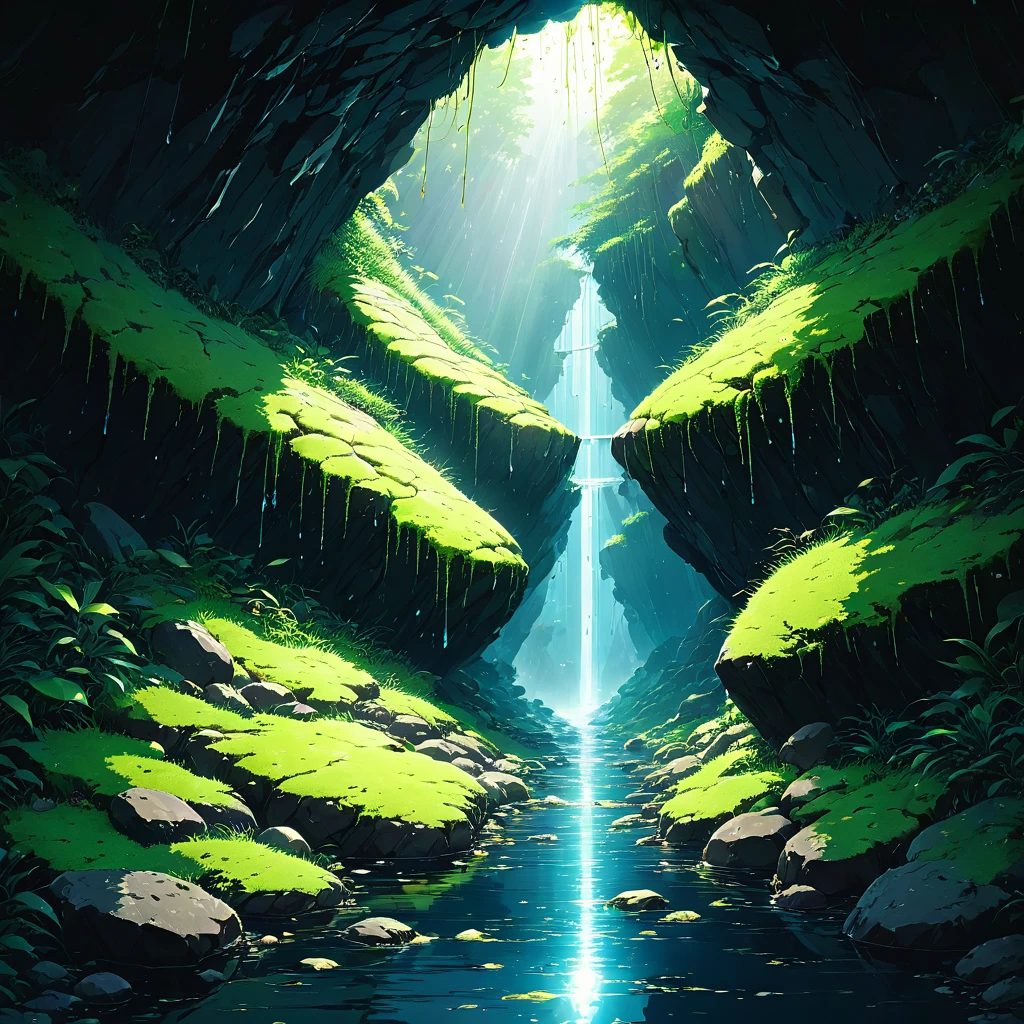 Cave, darkness, silence, cold, moisture, Narrow Passage, hole - SeaArt AI