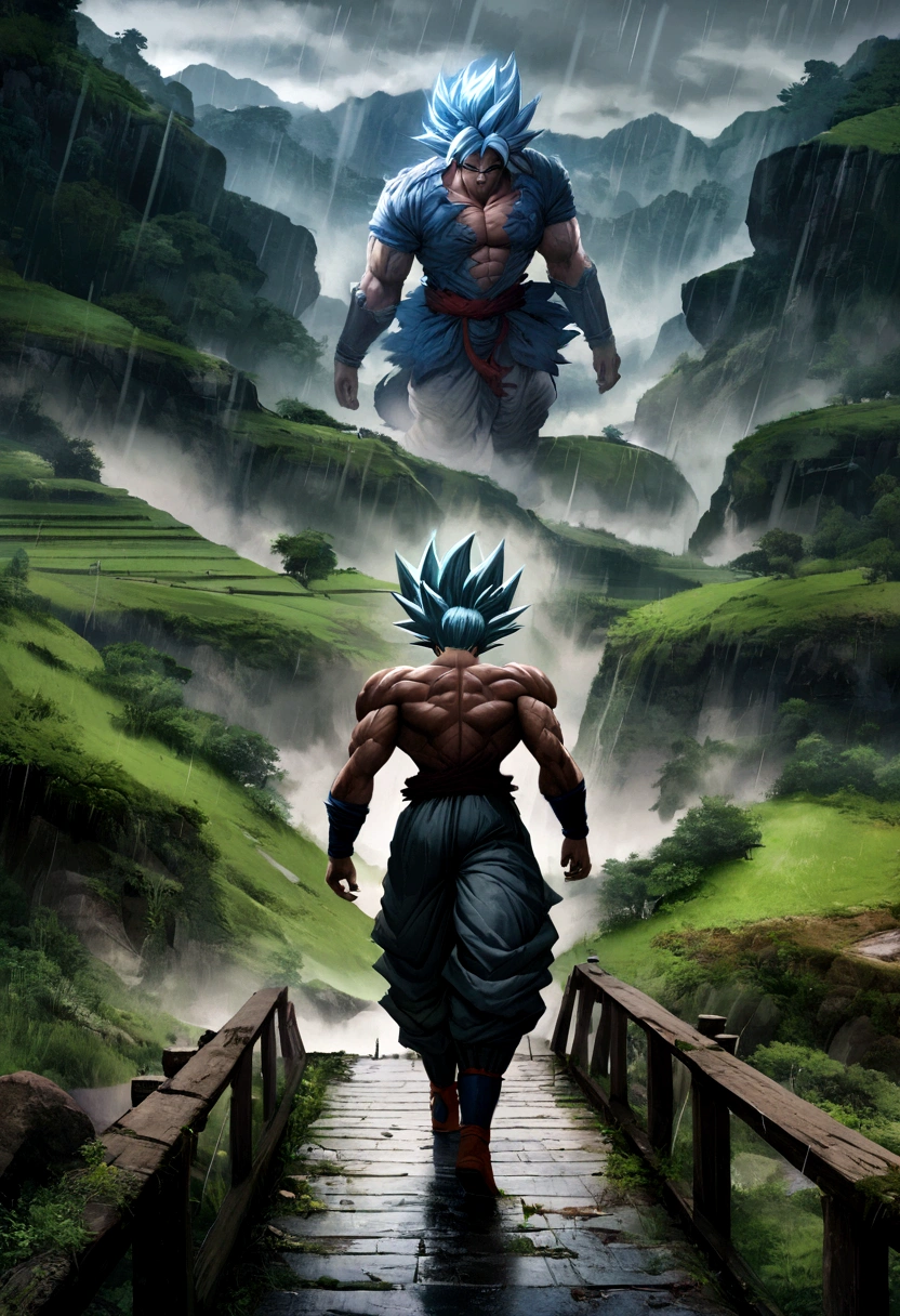 Create a beautiful image of Goku from Dragon Ball Super in his Mastered ...