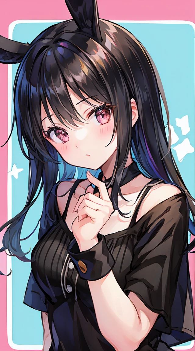Black Hair Bunny Girl - SeaArt AI