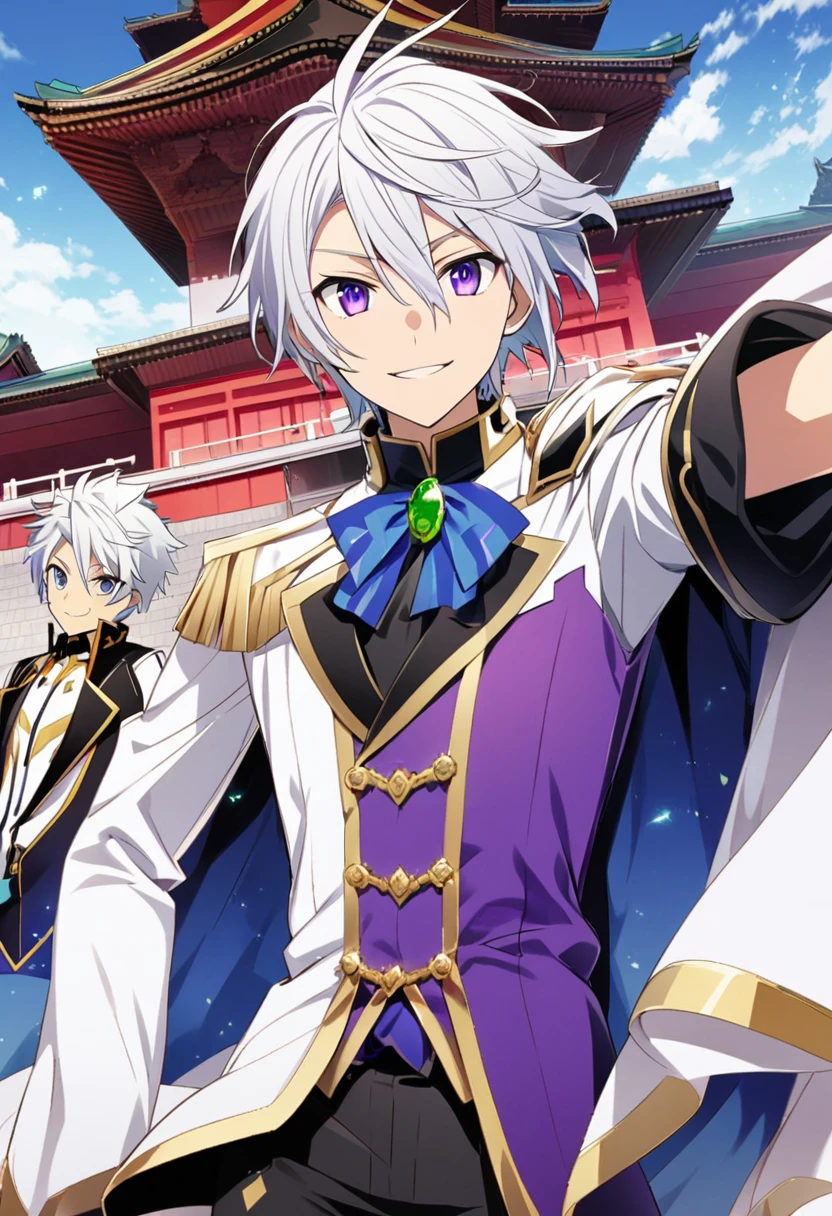 Hyakuya Yuuichiro \(AKB0048 Next Stage\), (short hair), (silvery white ...