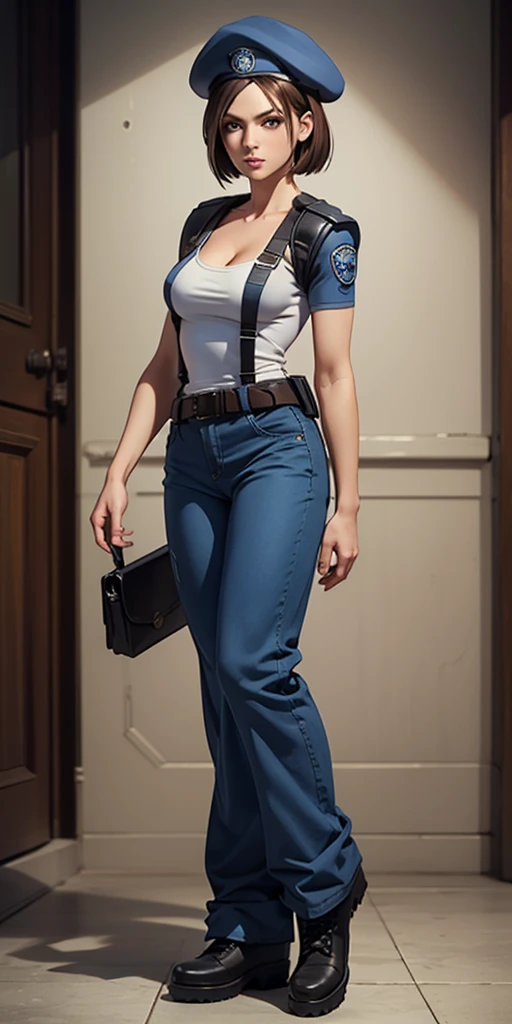 Jill Valentine, masterpiece, best quality, 1girl, solo, standing ...