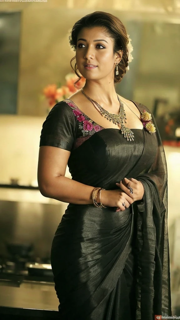 From bottom view, extreme close up photo of back of nayanthara with ...