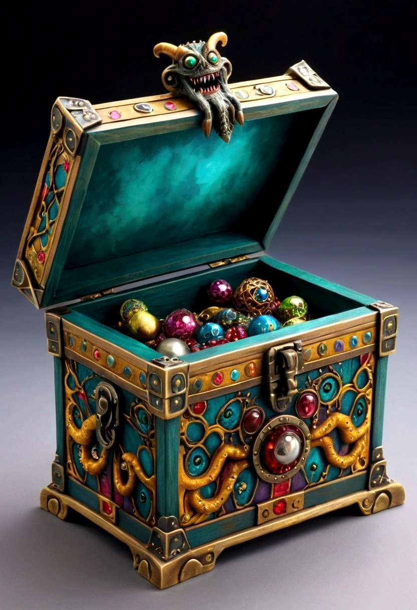 Mimic/Treasure Box Monster - SeaArt AI