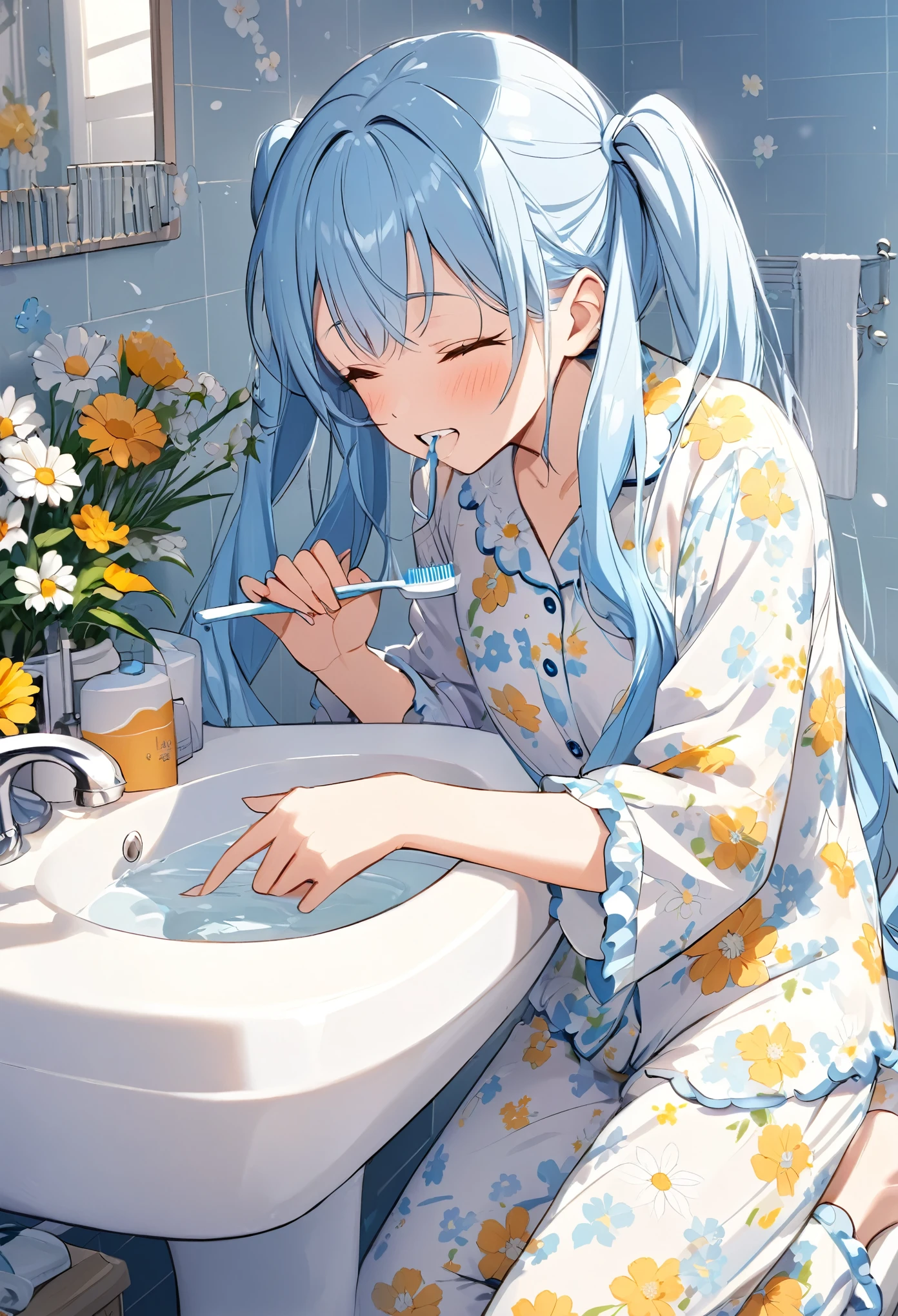 Anime Brushing Teeth