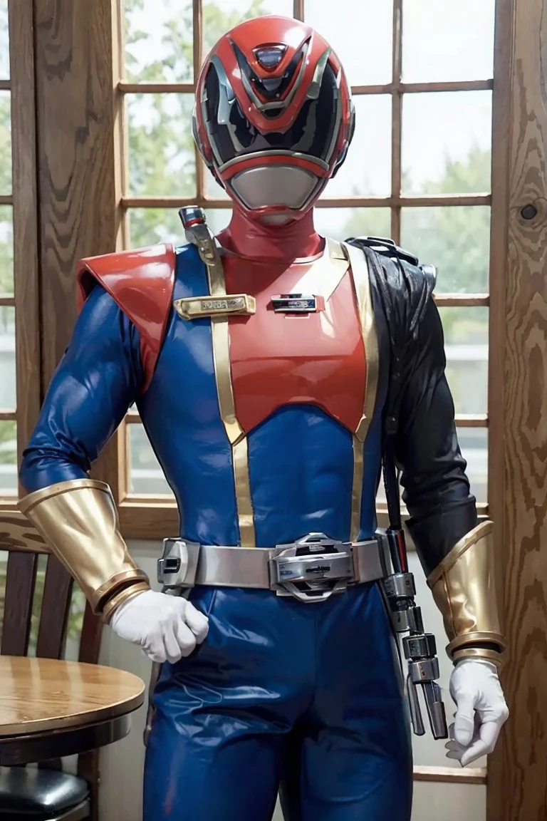 Fantasy background, cafe rpg style, empty chair, table, set of tea ...