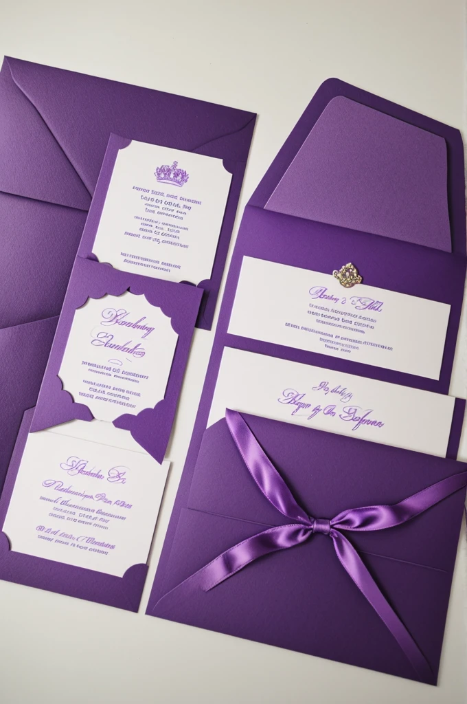 Debut invitation purple theme - SeaArt AI