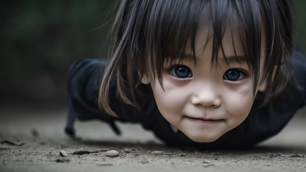 It was a ghost of the woman without a lower part of the body that ...