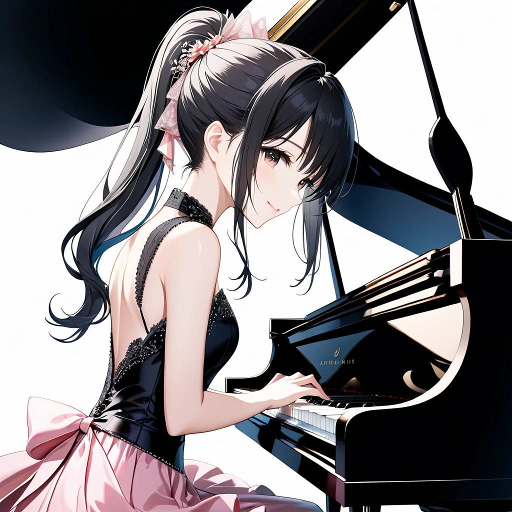 (((White background:1.5)))、(very wide shot)、(masterpiece、Ultra HD ...