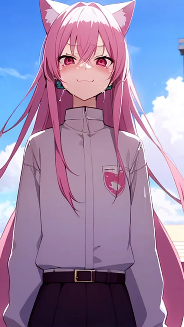 Crying，full blush - SeaArt AI