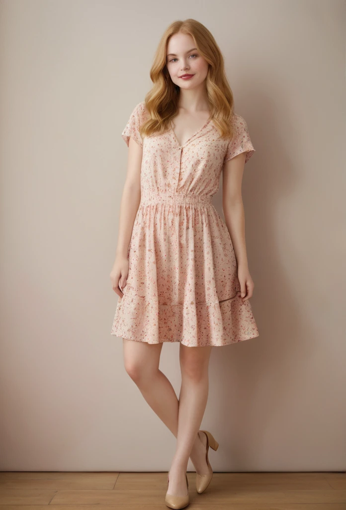 A small young woman with a pear-shaped body, narrow shoulders - SeaArt AI