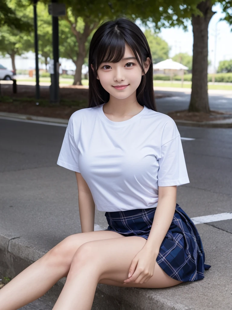 8K,masterpiece,Japanese,14-year-old girl,from the front,smile - SeaArt AI