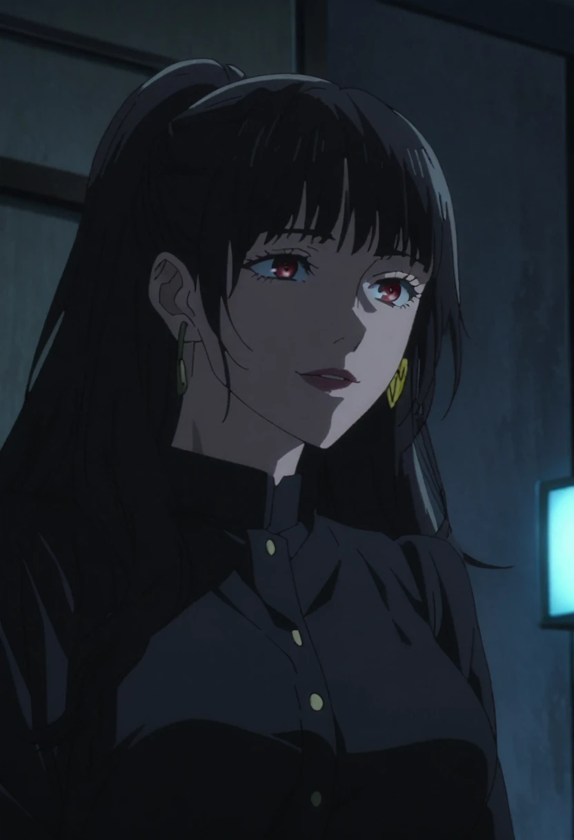 1girl, female gojo satoru, anime screencap from jujutsu kaisen - SeaArt AI