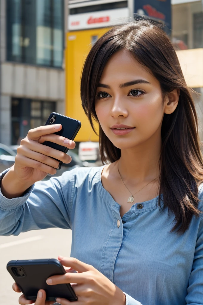 Create an images where showing that mobile phones play an important ...