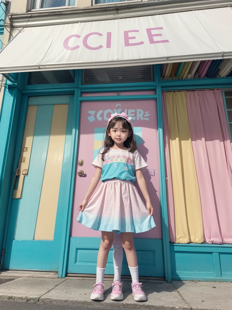 Children's store banner, With the name of the corner joy written very ...