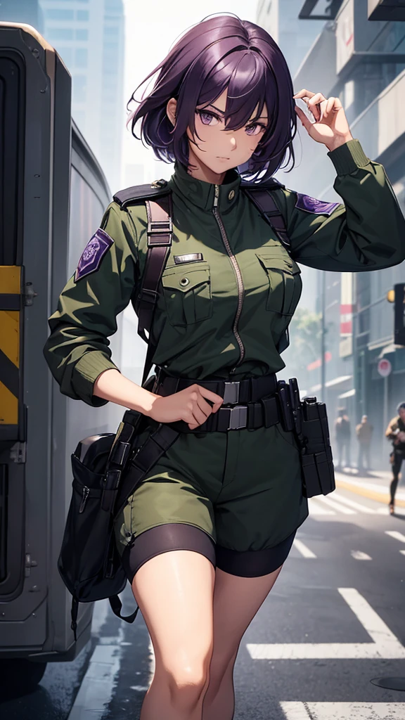 A female character, aged 31, is the head of security for a non - SeaArt AI