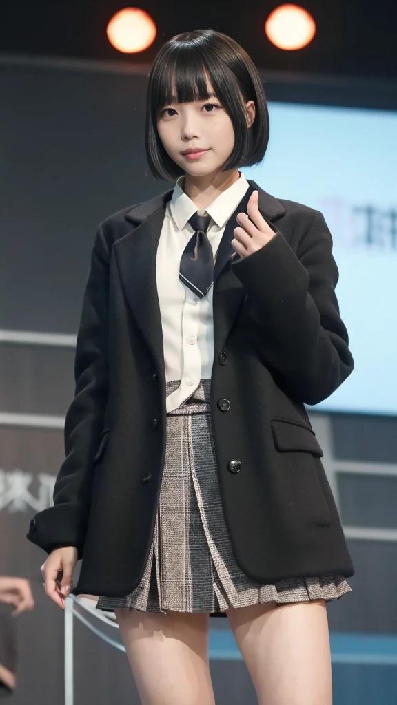 Fullbody.The fullbody photo shows an matured Asian idol girl in a and ...