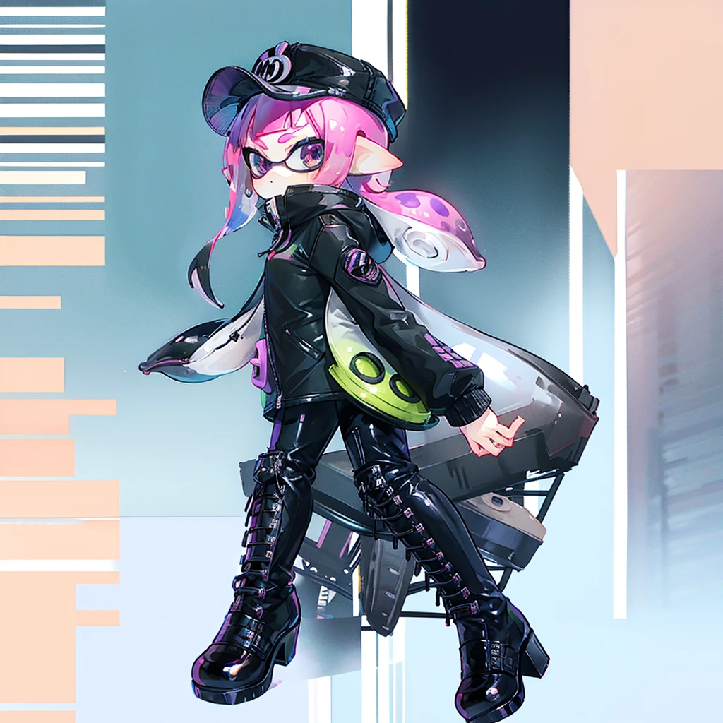 Splatoon,Long Parka,spats,long boots,Inkling - SeaArt AI
