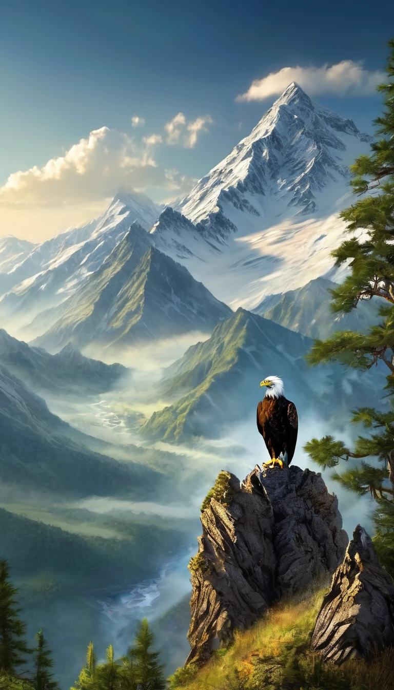 Mountains and forests，There is a kind of beast，Looks like a hawk ...