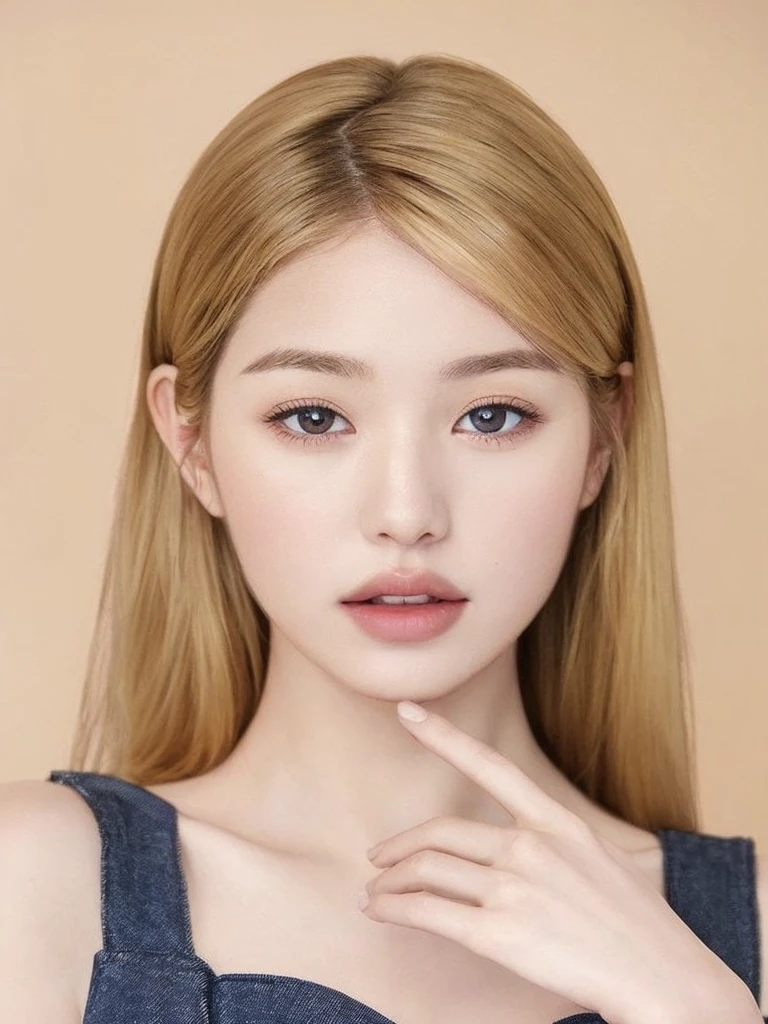 Fox eyes. Amber eye color. Very light blond. Bright skin. - SeaArt AI