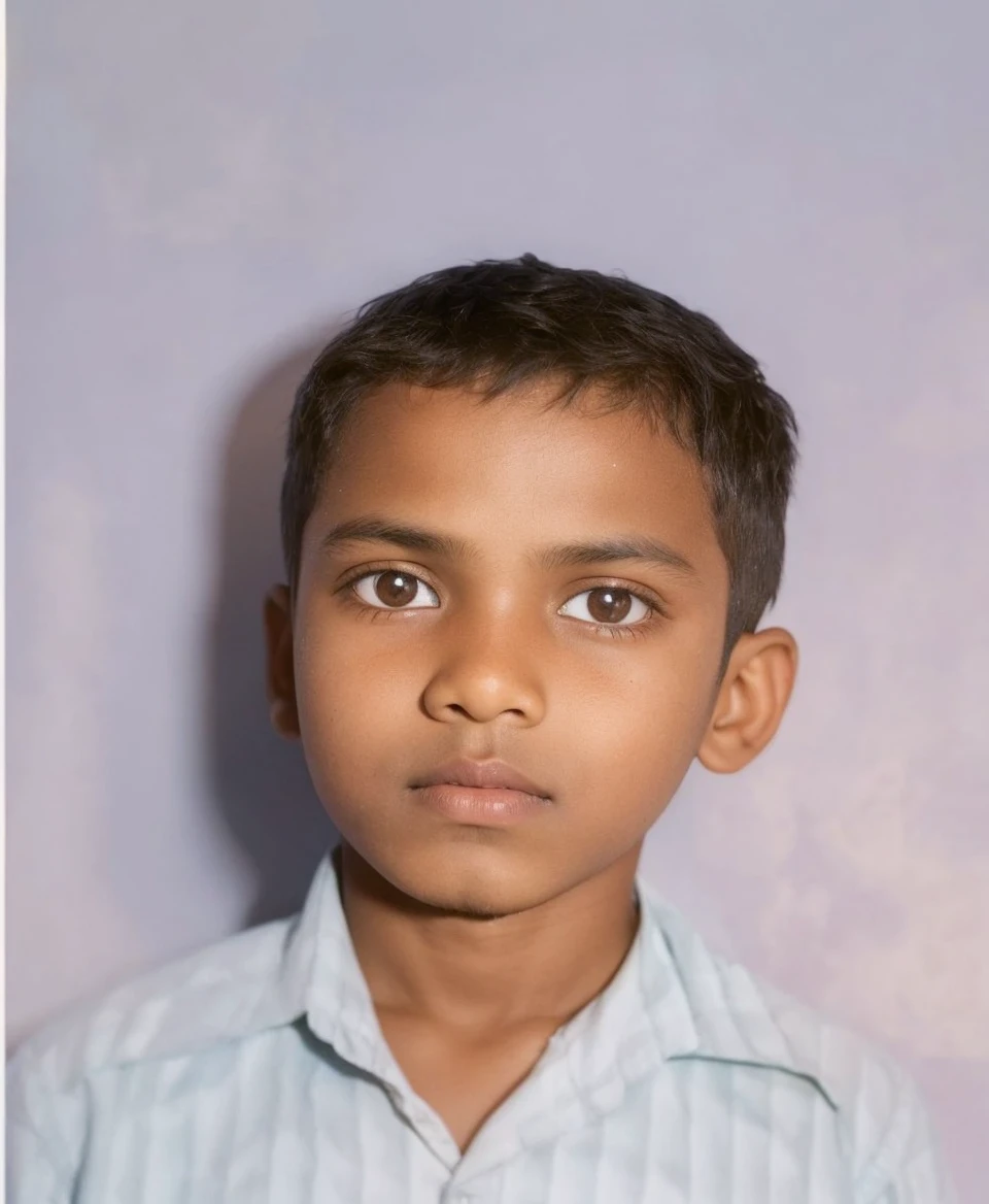 A indian young adukt boy with black hair and brown - SeaArt AI