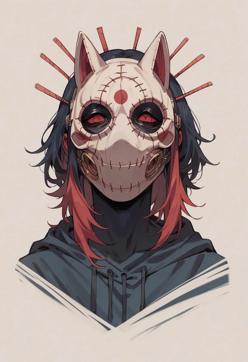 Slipknot, red, mask - SeaArt AI