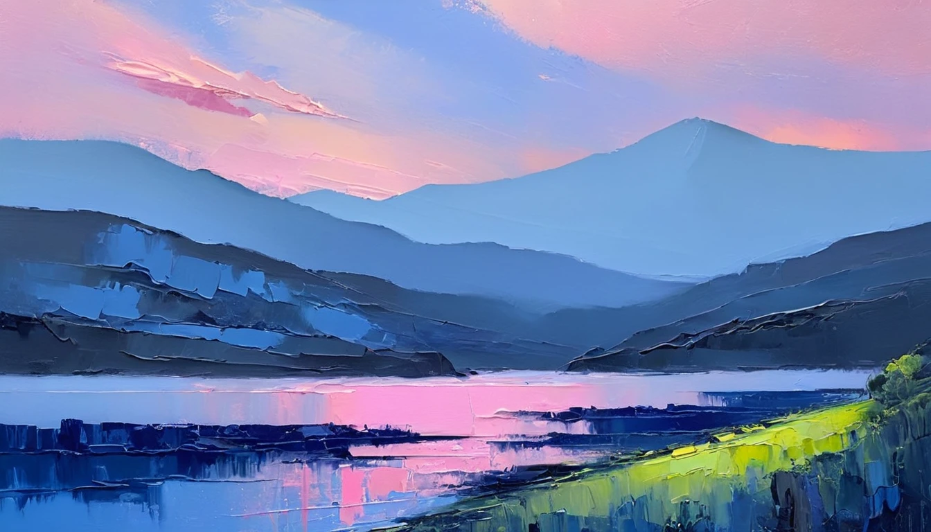 Create a plain canvas, evocative background using the expressive and ...