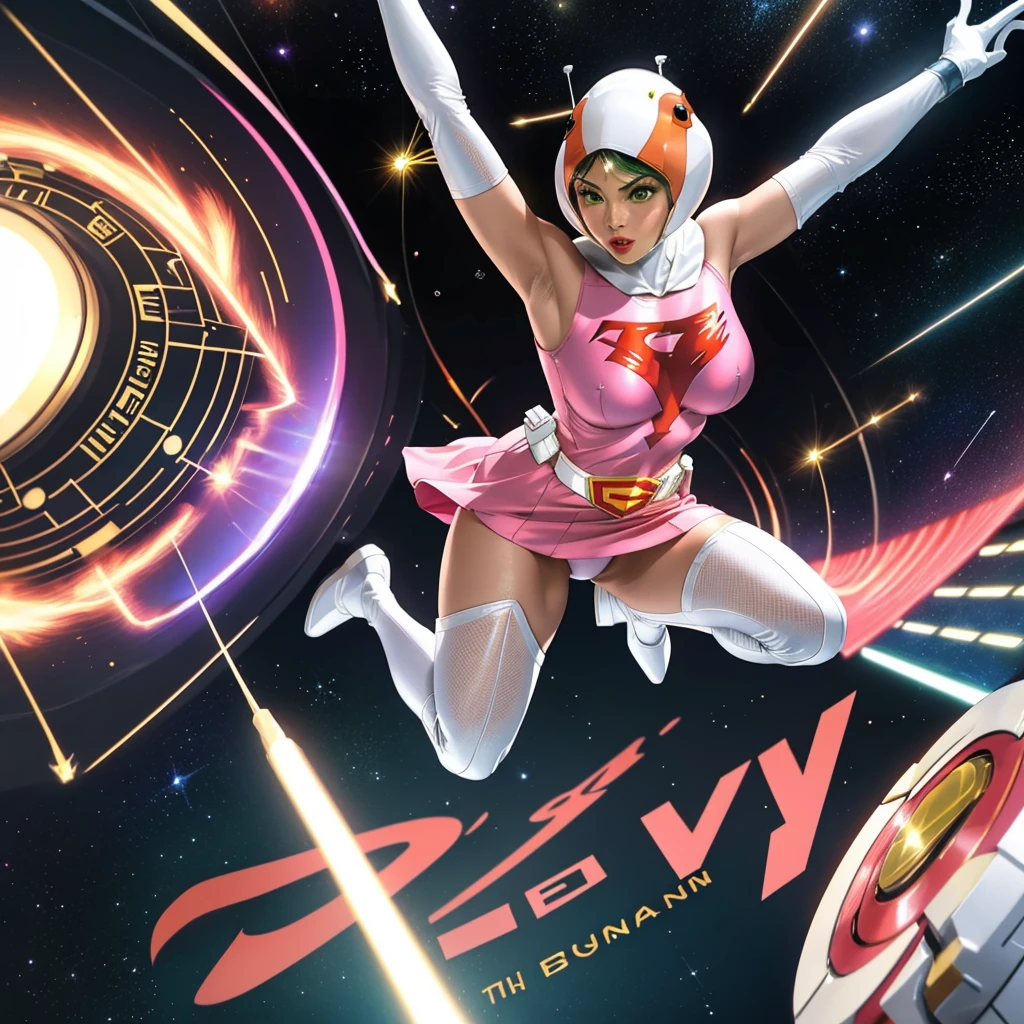 ANI_CLASSIC_jun_gatchaman_ownwaifu,1girl, 15 years old,good anatomy - SeaArt AI