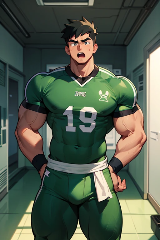 Danny Phantom, ghost, hypnosis, jock, conversion, locker room hallway ...