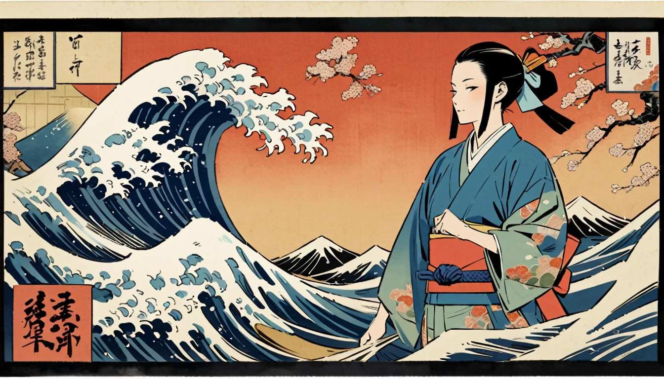 Ukiyo-e, (((UTAGAWA KUNIFUSA))) - SeaArt AI